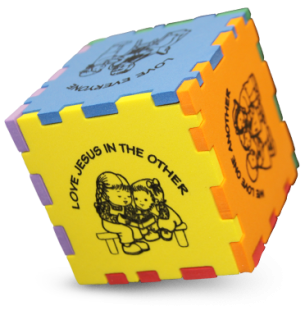 The Cube of Love with illustrations | Focolare Media