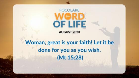 Word of Life August 2023 | Focolare Media